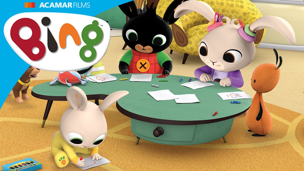 Bing, Coco and Charlie are Drawing Colourful Pictures! | Bing English ...