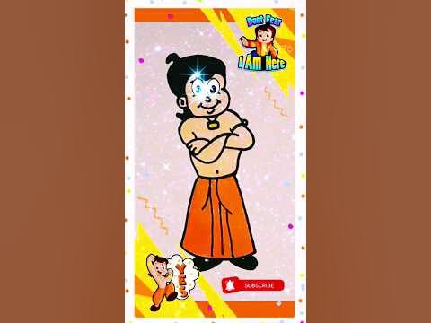How to Draw Chota Bheem Easy #shorts @pri_cre80vity - YouTube