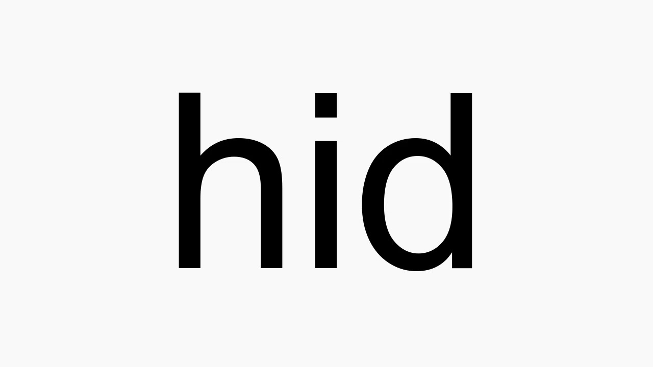 How To Pronounce Hid YouTube how-to-pronounce-hid-youtube