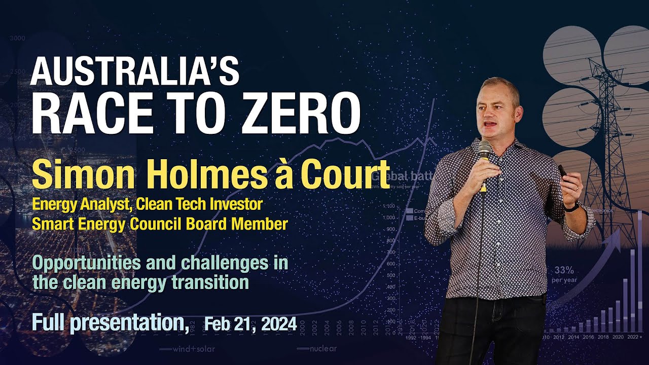 Race to Zero with Simon Holmes à Court - YouTube