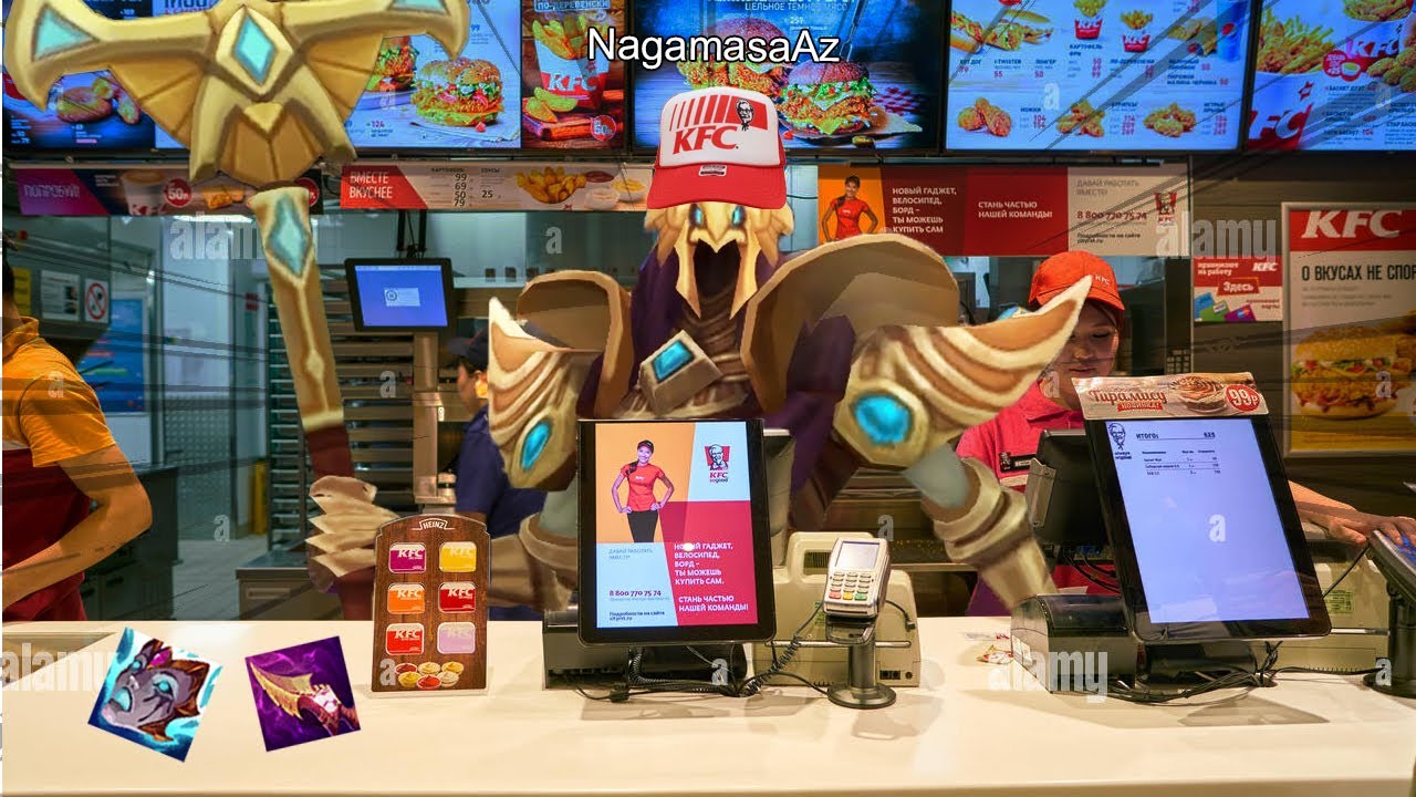 My Azir was just hired by KFC as a cashier - YouTube