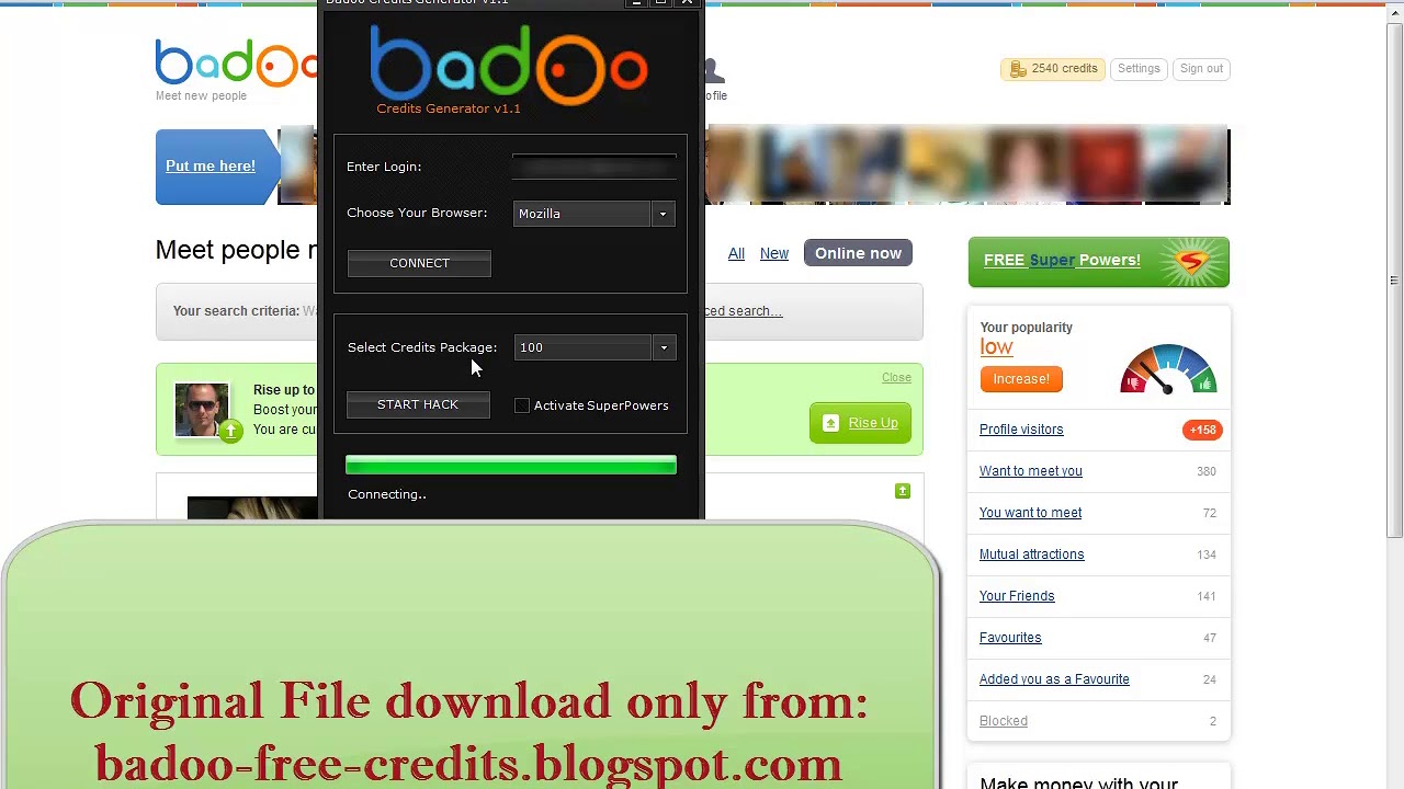 Badoo Credits Generator - YouTube