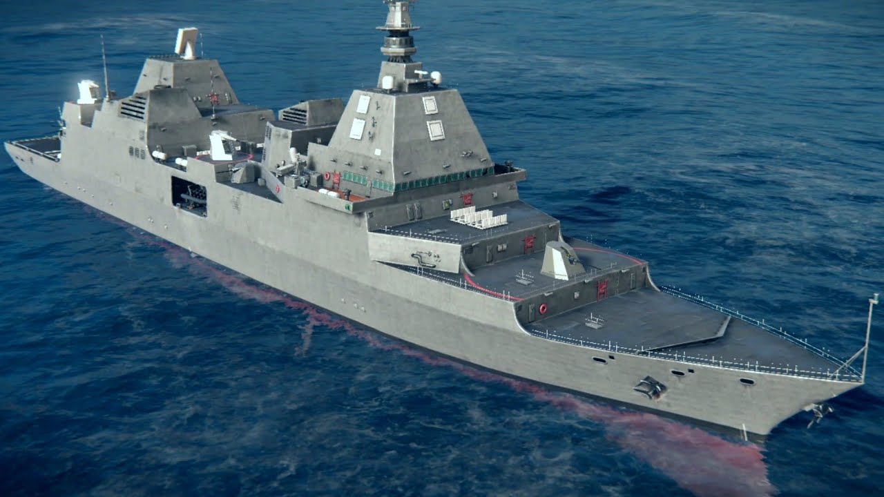 Modern Warships: Italian future Destroyer IT DDX in action. online ...