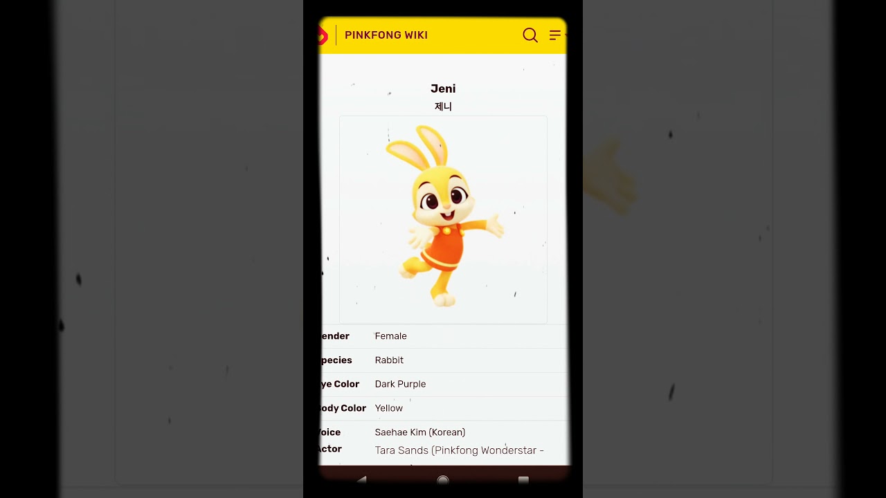 Jeni Is A Rabbit In Pinkfong Series - YouTube