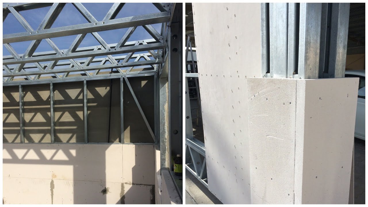 Aerated autoclaved concrete wall panels for light gauge steel framing ...