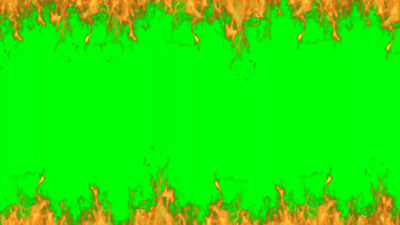 Green Screen: Edges, figures, and fire animations - YouTube