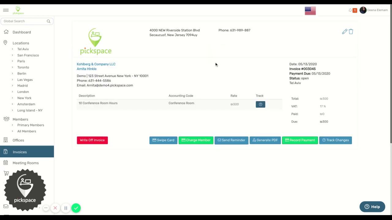 How to change the invoice date and invoice Payment Due date - YouTube