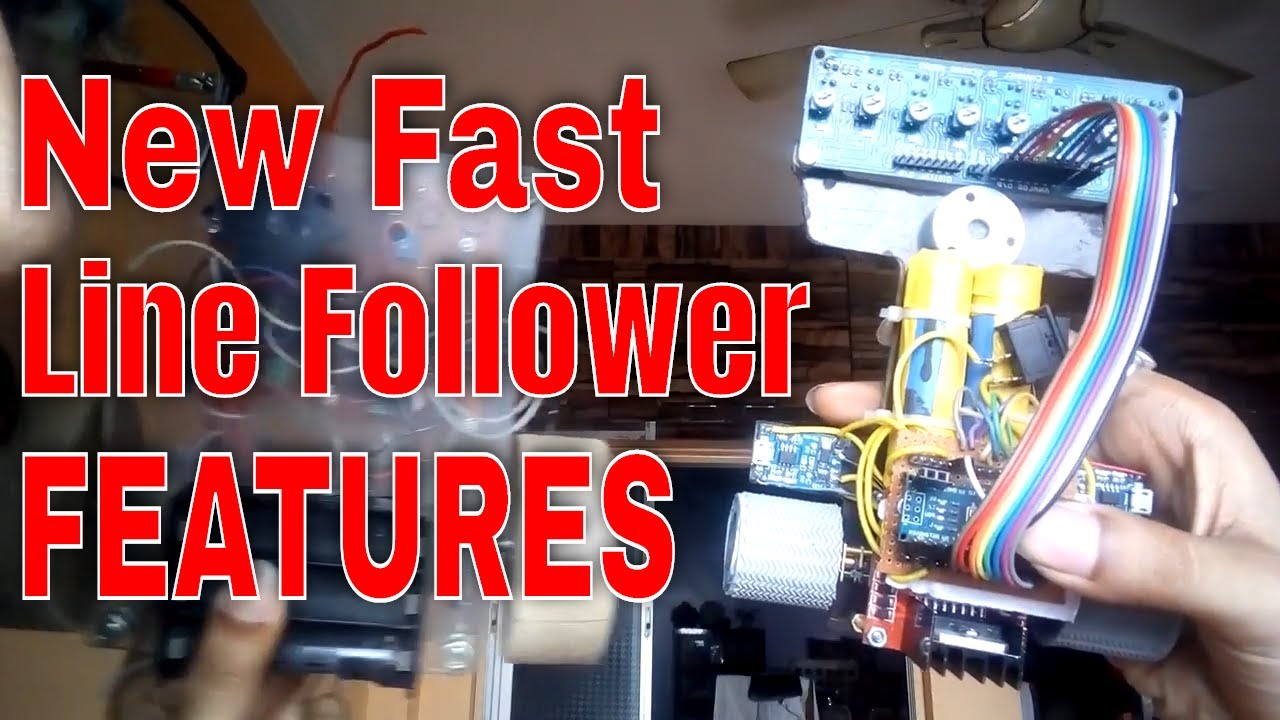 My New Line Follower Features | Comparison Between Previous Line ...