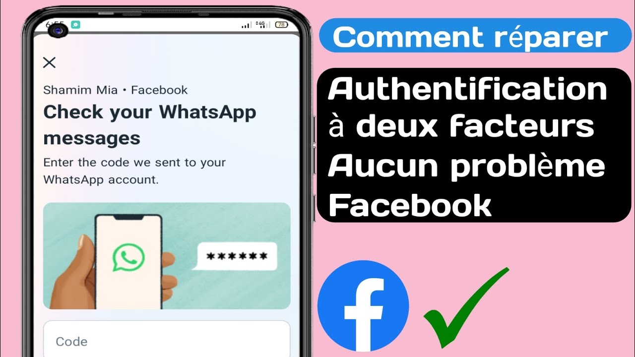 Comment se connecter à Facebook sans code d'authentification à deux ...