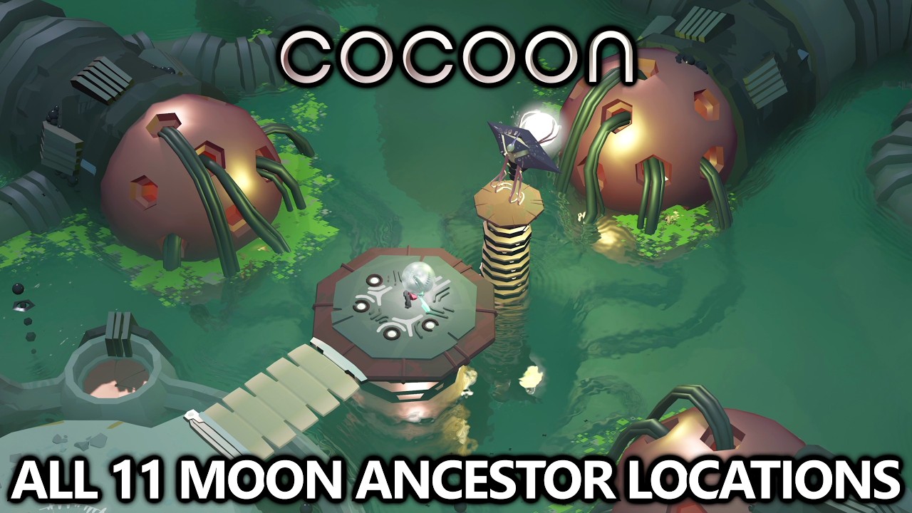 COCOON - All 11 Moon Ancestor Collectibles Locations Guide - YouTube