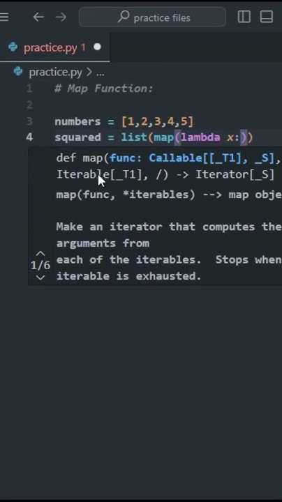 Map Function Python Pythonprogrammingcodinglearnpython Pythonforbeginners Youtube