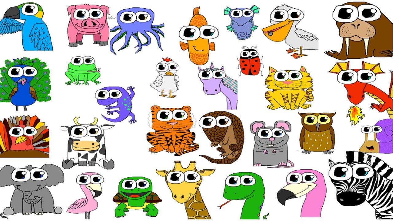 Learn Wild Zoo Animals Names For Kids - YouTube