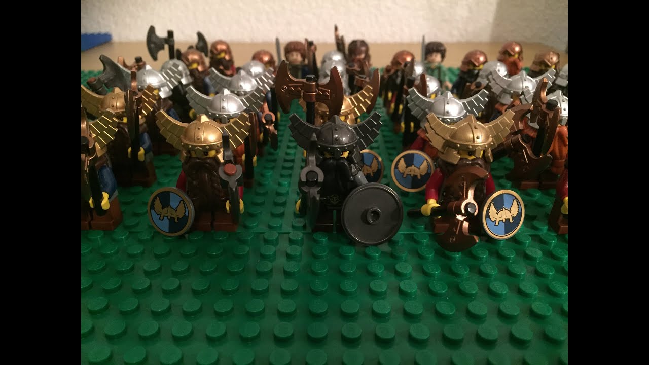 Lego Castle Zwergenkrieger (Armee der Zwerge) / Dwarf Army Ready For ...