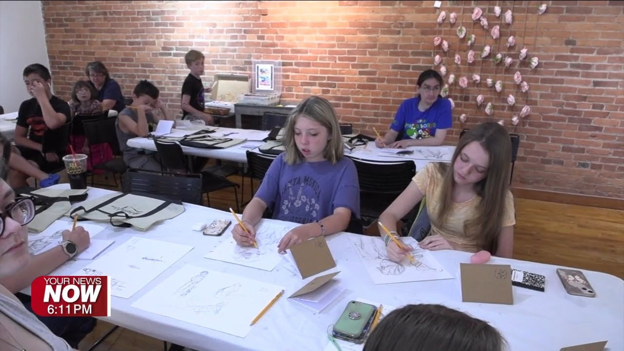 New after school art classes give Lima kids creative outlet - YouTube