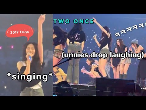 twice debuts nostalgic “TWICE Song” in chaotic concert moment 😂