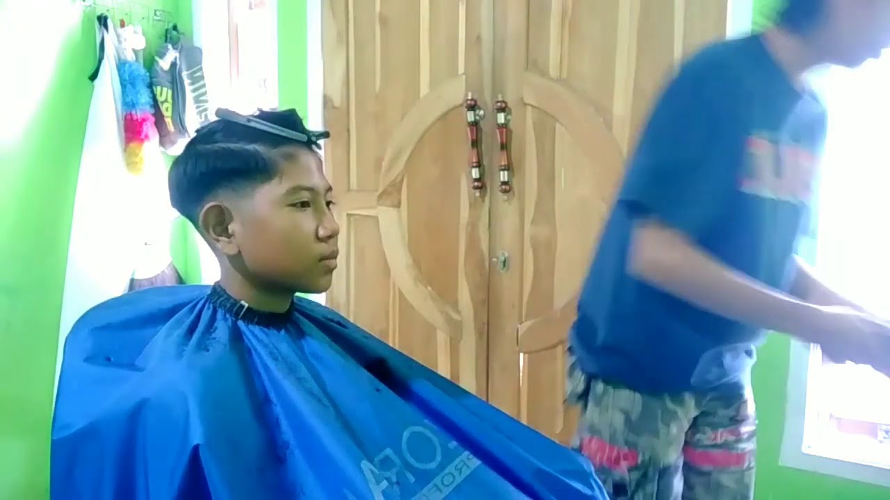 cara cukur rambut rapi anak SMP - YouTube
