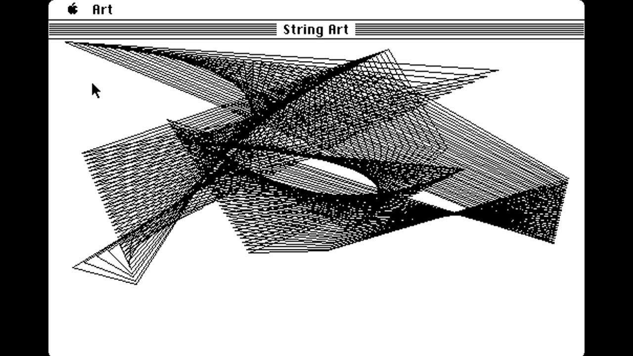 Apple Macintosh - Mind Over Mac - String Art (1984) Think Educational ...
