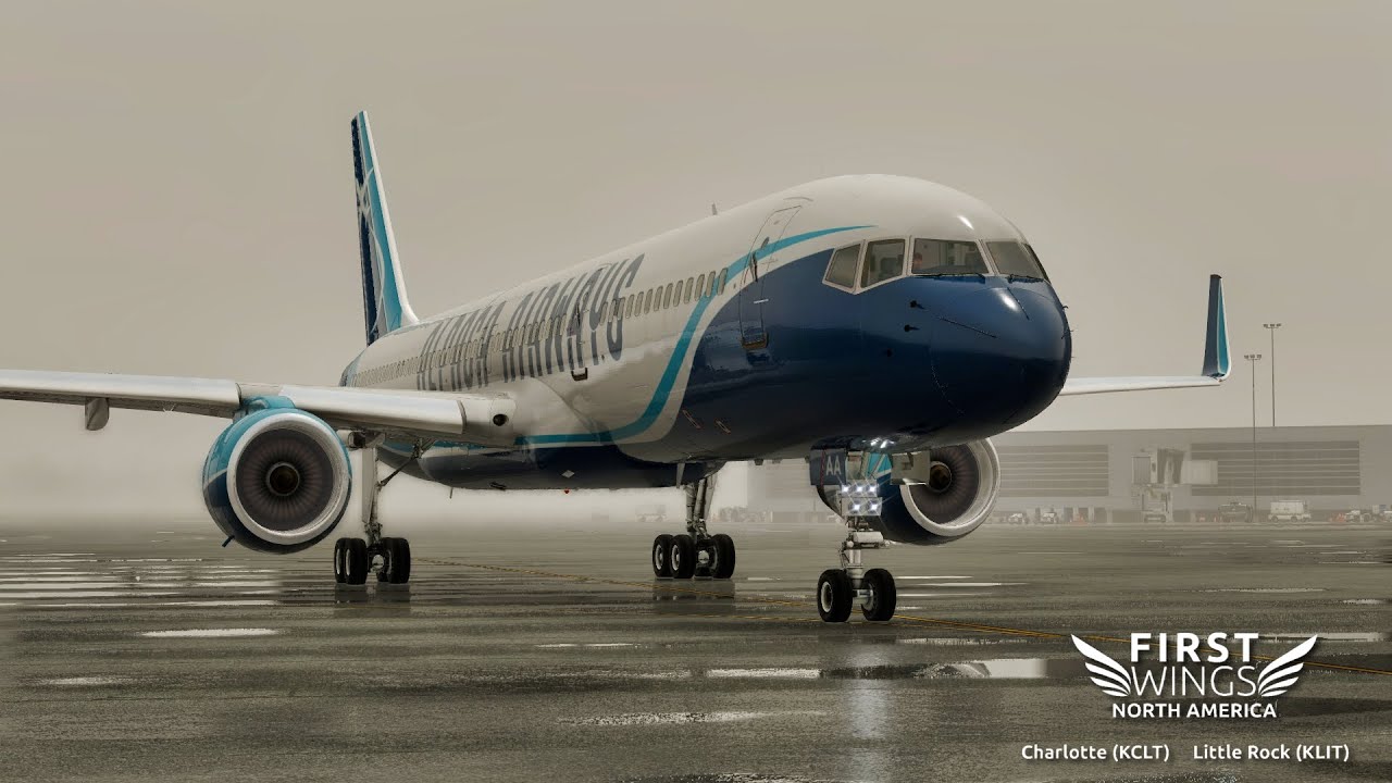 Real 737 Pilot LIVE | Flight Factor 757 in X-Plane 12 | Charlotte ...