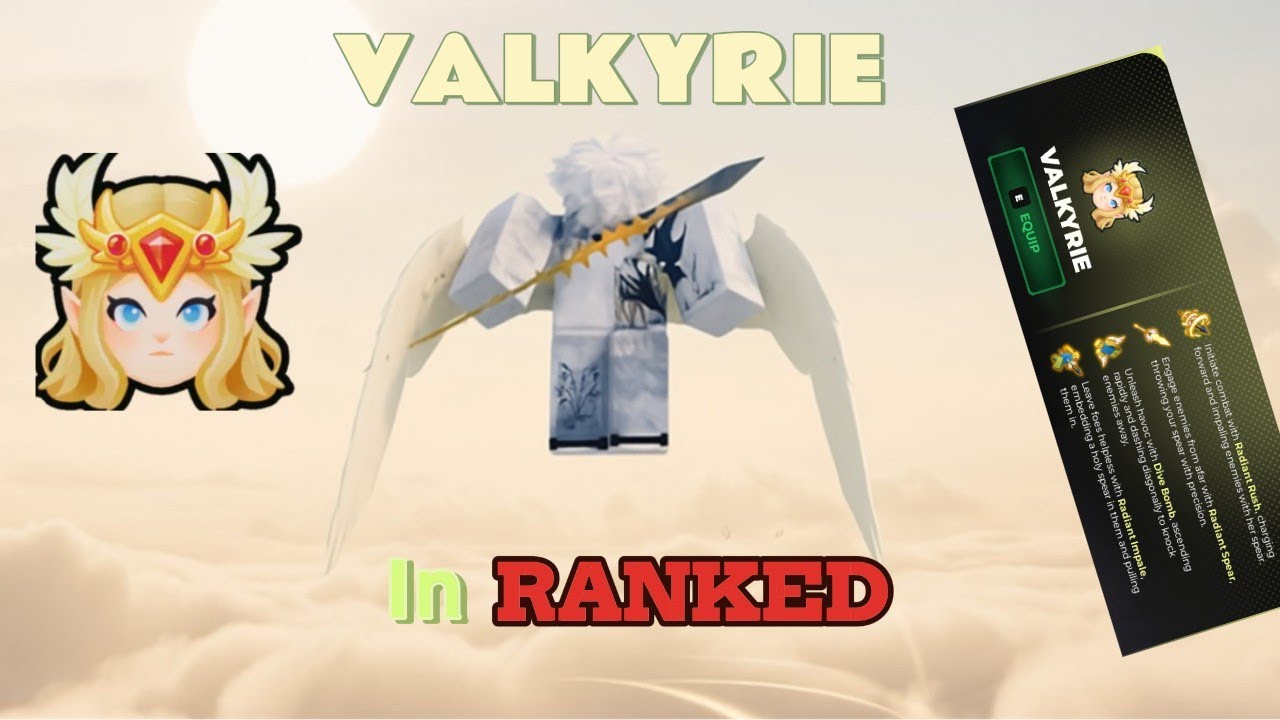 So I played VALKYRIE in Project smash RANKED... - YouTube