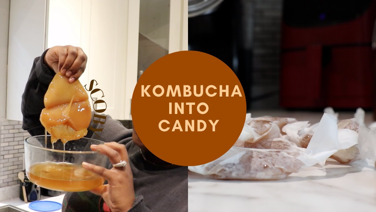 My Final Kombucha Days😢| Turning Kombucha SCOBY into Candy |All of the ...