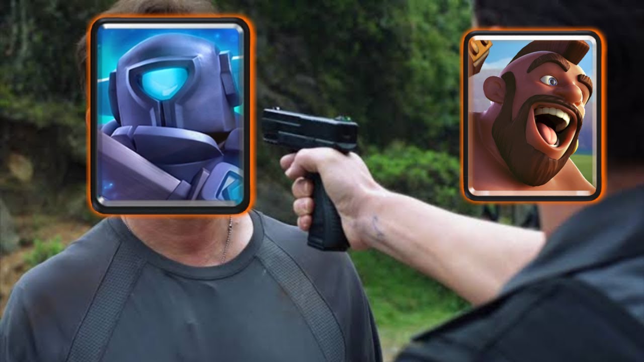 Hog Rider encounter Mini pekka ! - YouTube