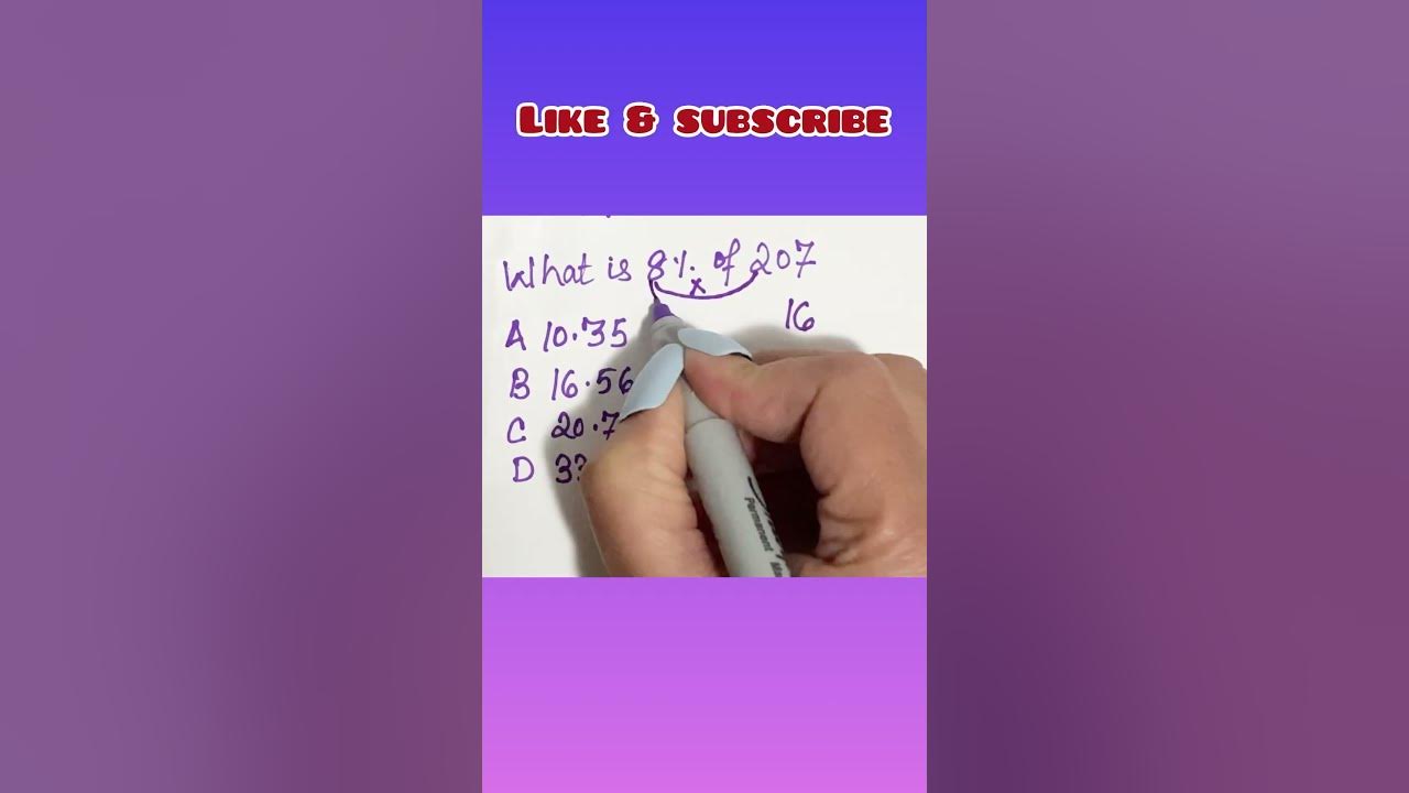 Percent Hack- - Math Shortcut tricks #mathematics #mathtricks #viral #shorts - YouTube