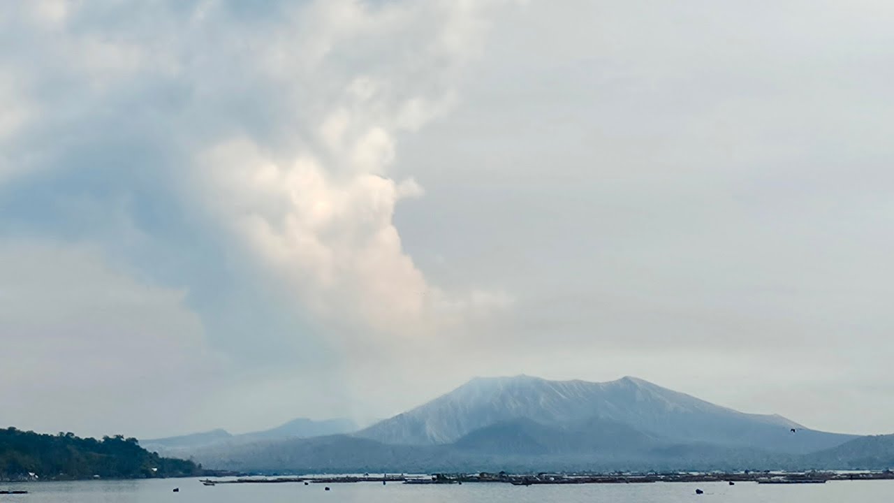 Live Here at Taal Volcano VOG All over Feb.20,2023 - YouTube