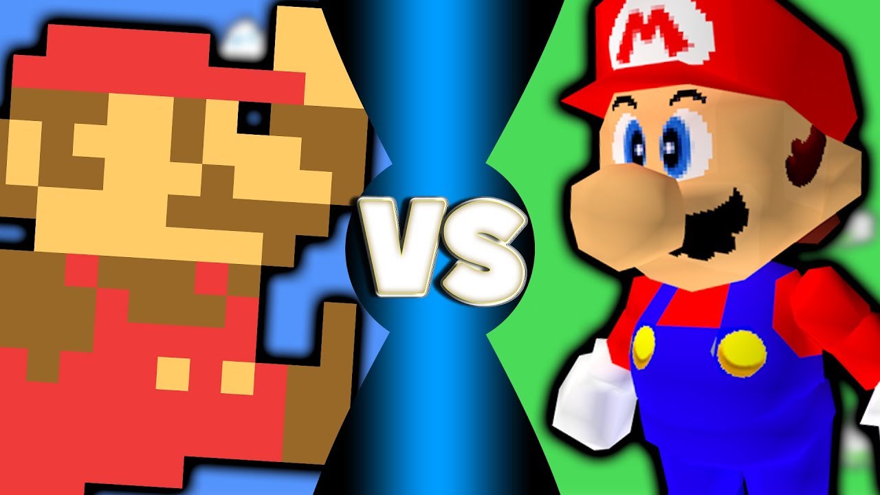 Super Mario Bros Vs Super Mario Bros 64 - YouTube