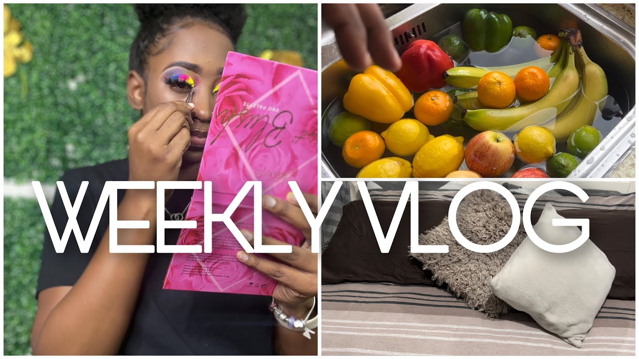 WEEKLY VLOG| DAILY ROUTINE + HAIR ESSENTIALS HAUL + GROCERY SHOPPING # ...