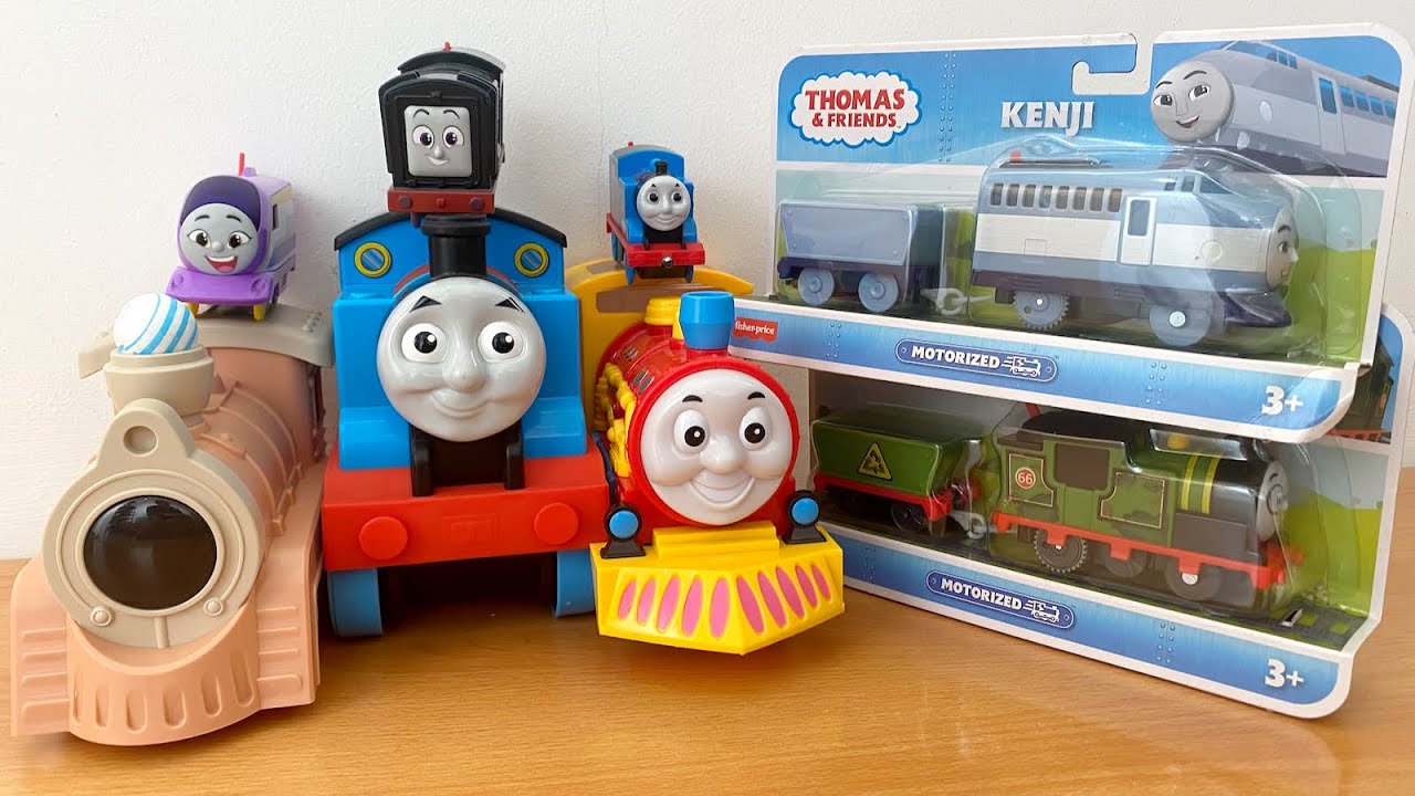 Thomas & Friends, Kenji and Whiff train unboxing, enjoyed playing with ...