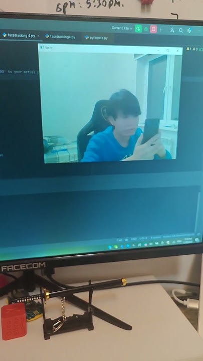 Facetracking project in python that connect to Arduino Uno #arduino #robot #robotics ##eigeering ...