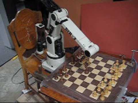 Chess Robot plays a game - YouTube