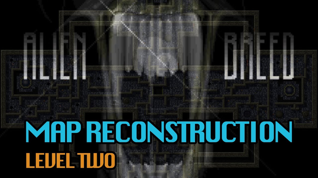 Alien Breed (DOS) Level Two Map Reconstruction - YouTube