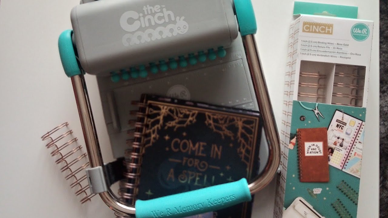 TUTO RELIURE avec la machine THE CINCH #démonstrationthecinch # ...