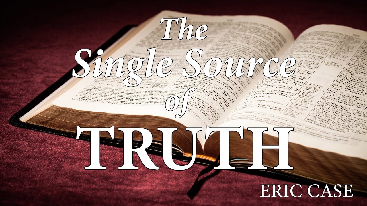 The Single Source of Truth - Eric Case - YouTube