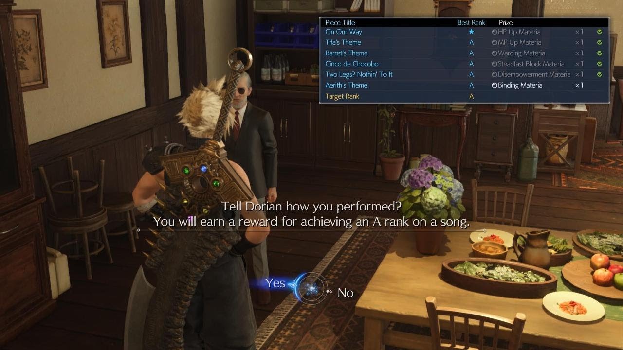 All Sheet Music A Rank Rewards | "Piano Virtuoso" Trophy | FINAL FANTASY VII REBIRTH - YouTube