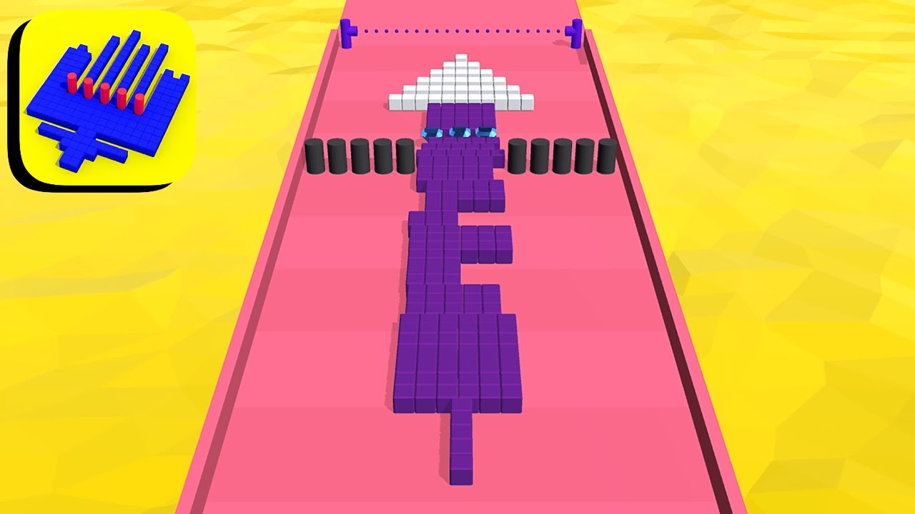 Sticky Block - All Levels Gameplay Android,ios (Levels 34-41) - YouTube