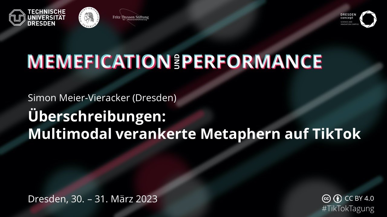 TikTokTagung 2023 | Simon Meier-Vieracker: Überschreibungen - YouTube