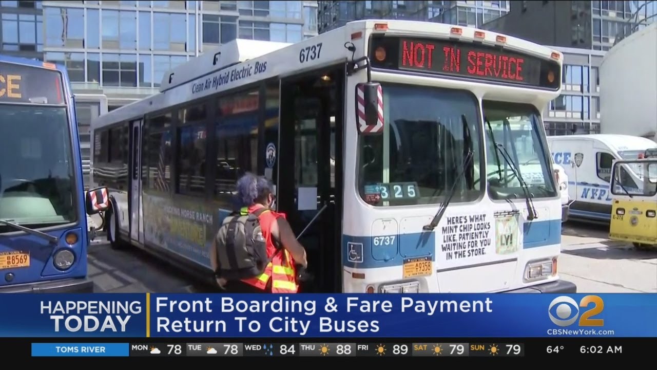 MTA Buses To Resume Charging - YouTube