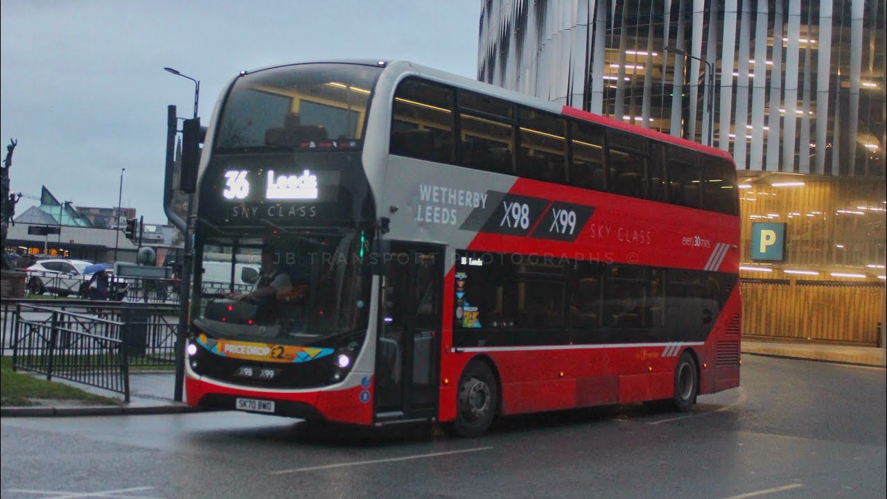 [On the 36] The Harrogate Bus Company 2017 SK70 BWO - YouTube