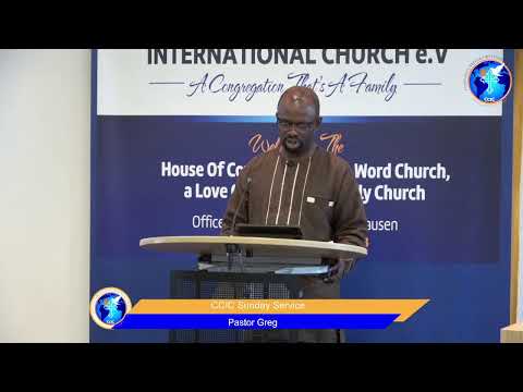 CCIC Sunday Service with Pastor Greg - YouTube