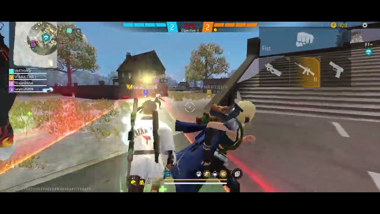 free fire max 1v 4 in three times #free fire 🔥 - YouTube