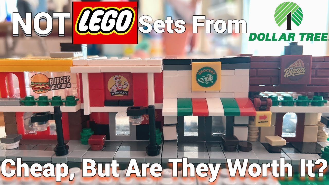 Non "Lego" Brand Building Sets From Dollar Tree Review - YouTube
