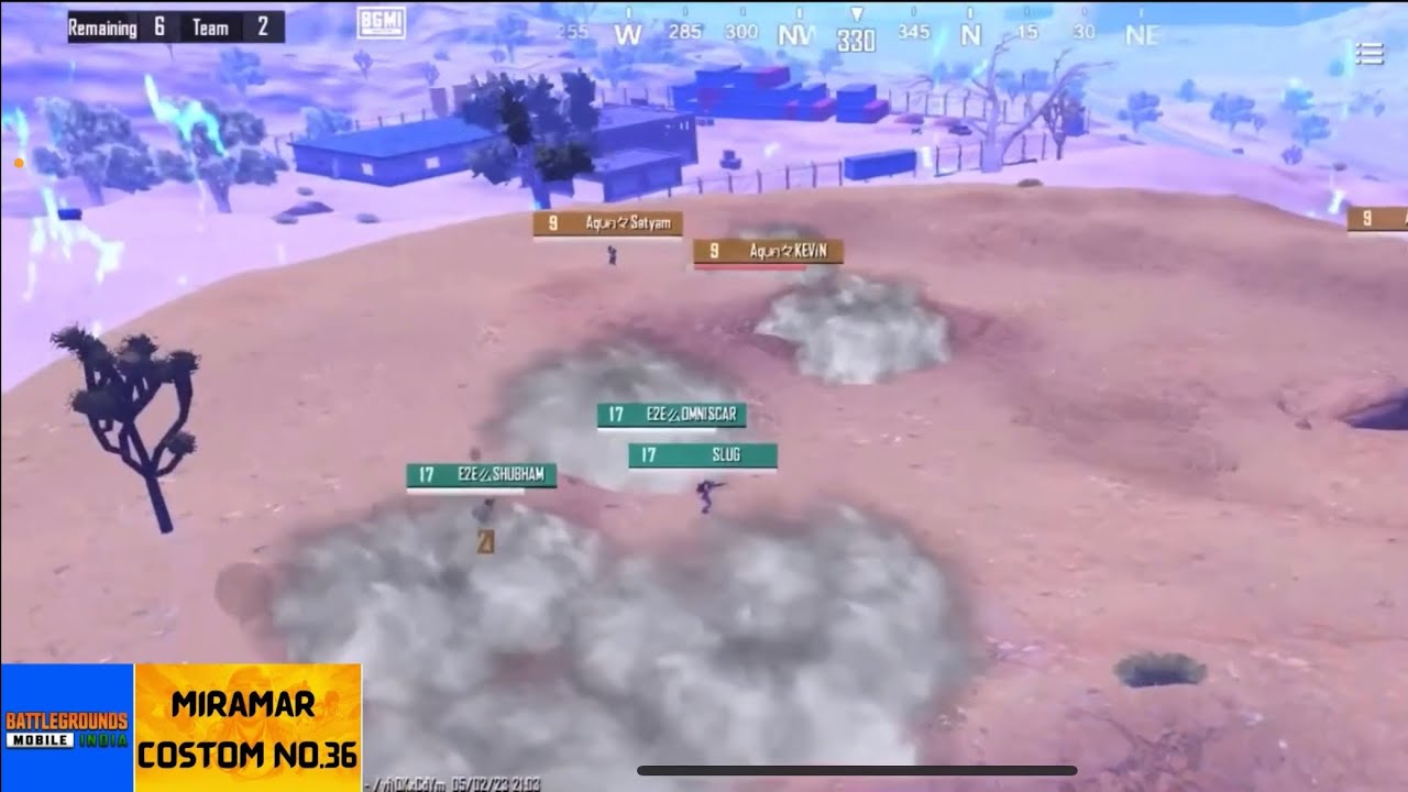 Highlights of custom number - 36 (Miramar) | BGMI scrims | BGMI ...