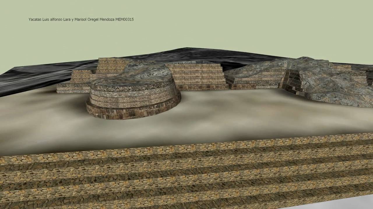 Estructura de Yácatas en la Zona Arqueológica de Tzintzuntzan ...