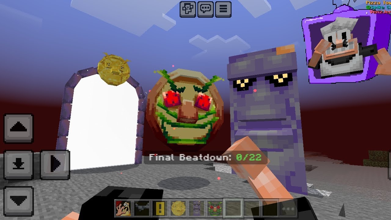 Pizza tower Addon in Minecraft PE - YouTube