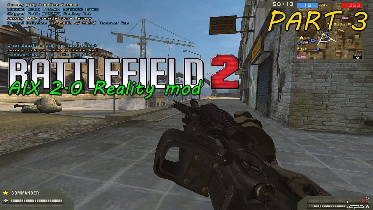 Battlefield 2 Mod - AIX2 Reality :Gameplay PC #3 - YouTube