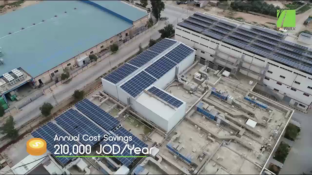 1.41 MW High Efficiency Jinko modules installed by Eta-Max in Jordan ...