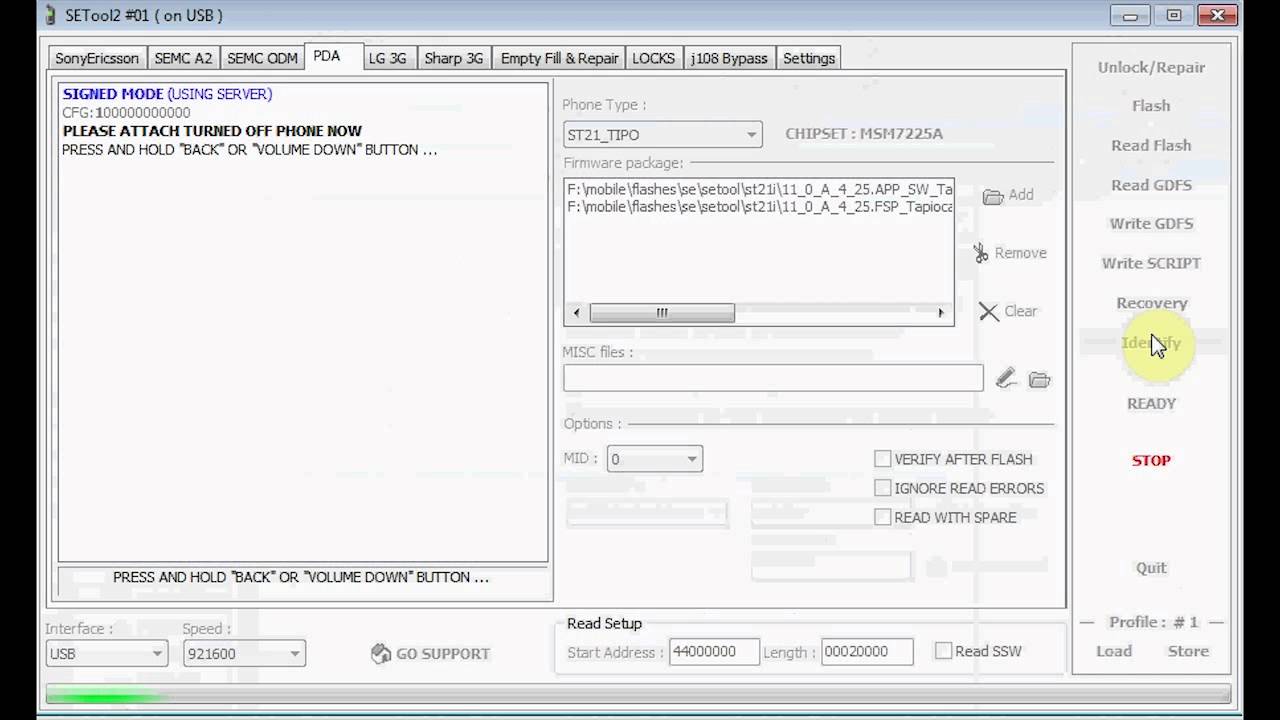 unlock userlock sony st21i xperia tipo via setool box gsmservicearmenia ...
