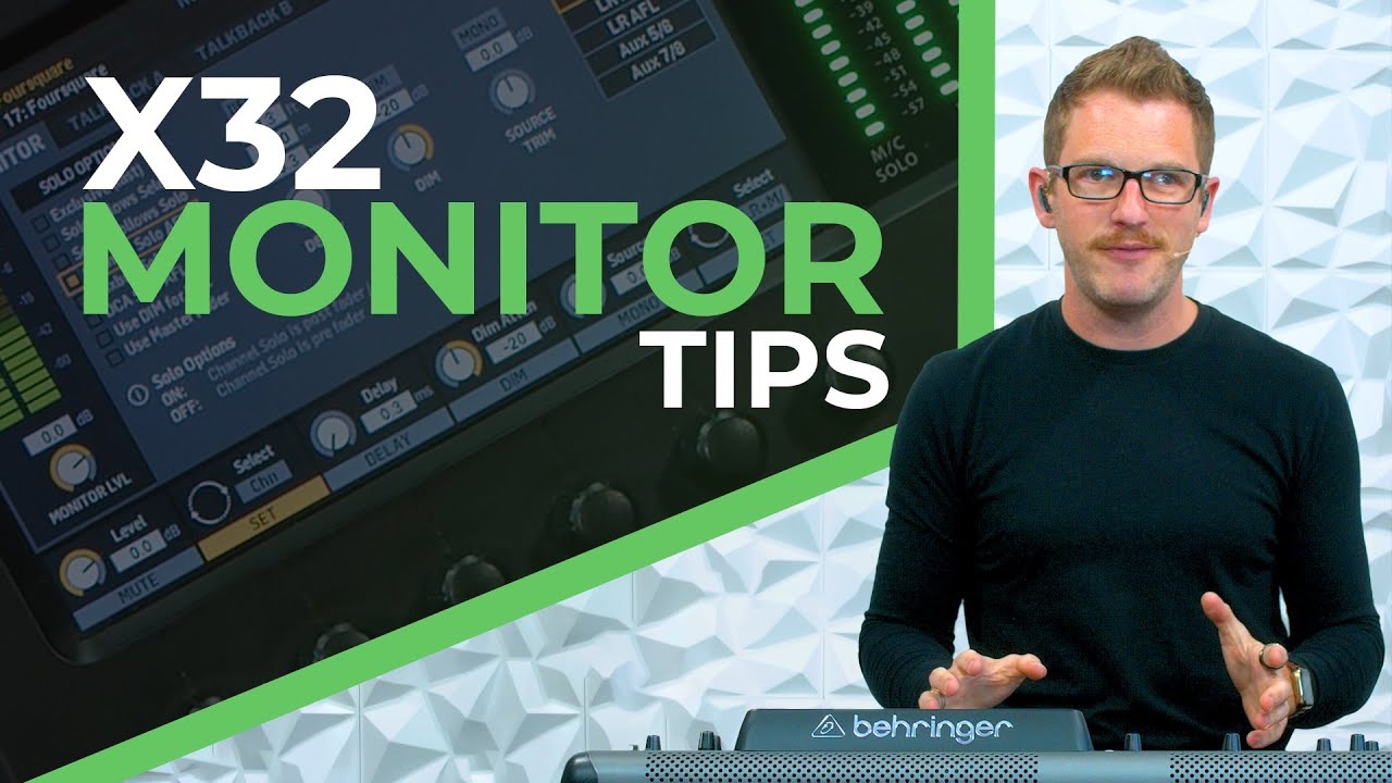 Use these Monitor Settings on Your Behringer X32 - YouTube